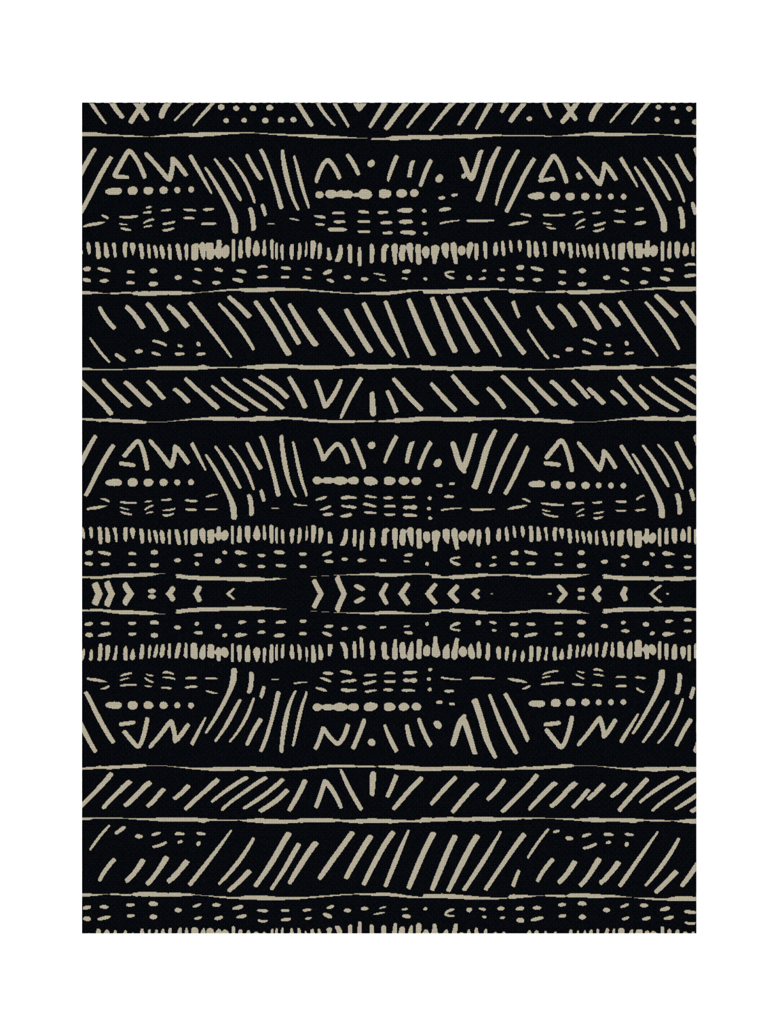 Mudcloth Bw Pattern Blanket – Pure Country Weavers