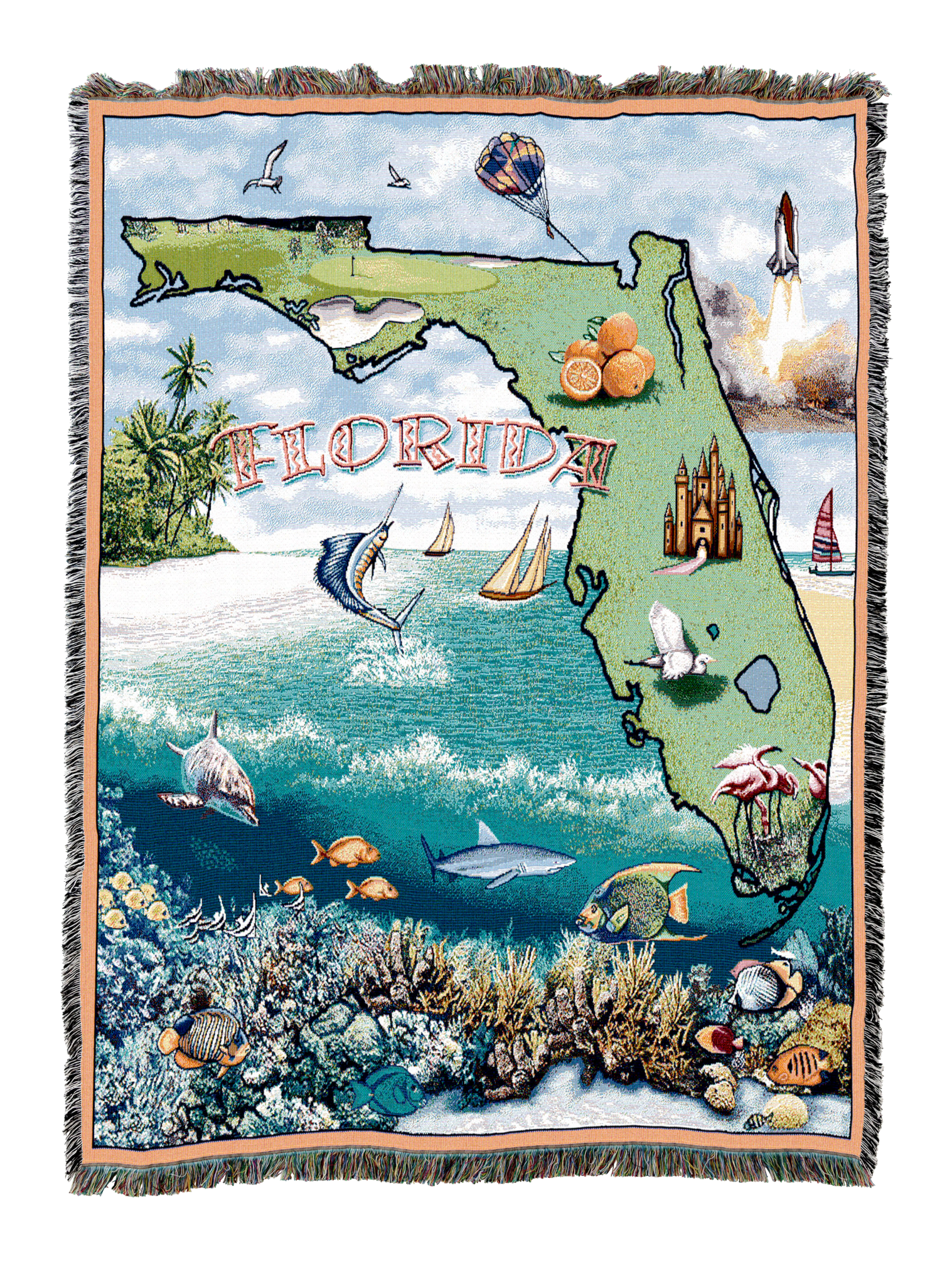 Florida Blanket – Pure Country Weavers