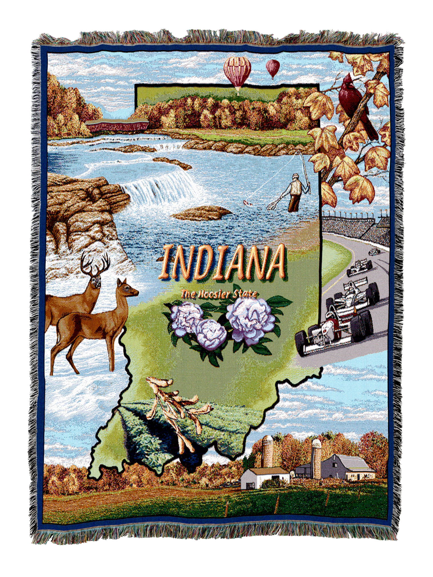 Indiana Blanket – Pure Country Weavers
